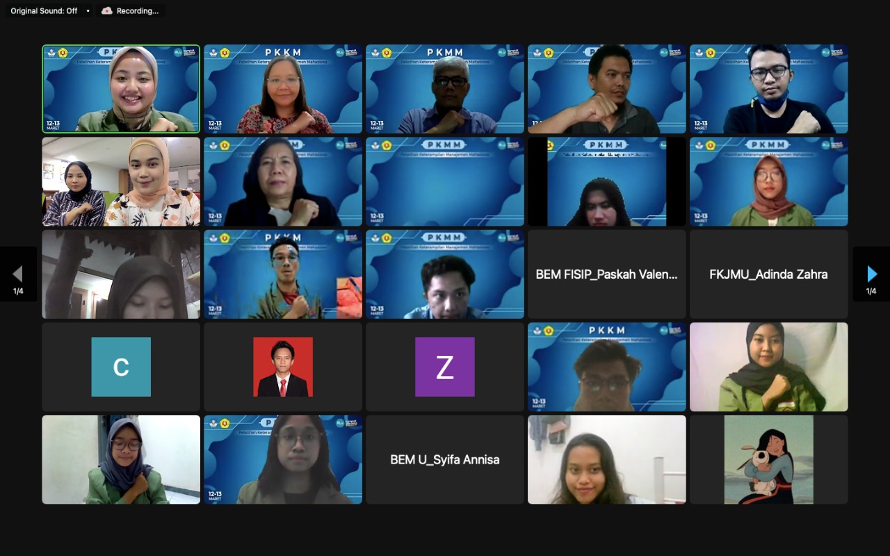 PKMM Hari Kedua Bahas Keterampilan Manajemen Organisasi dan Anti Hoaks - UPN "Veteran" Jakarta